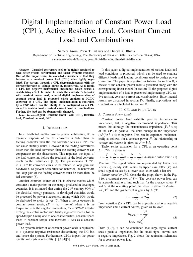 Arora 2016 | PDF | Electrical Impedance | Electrical Resistance And ...