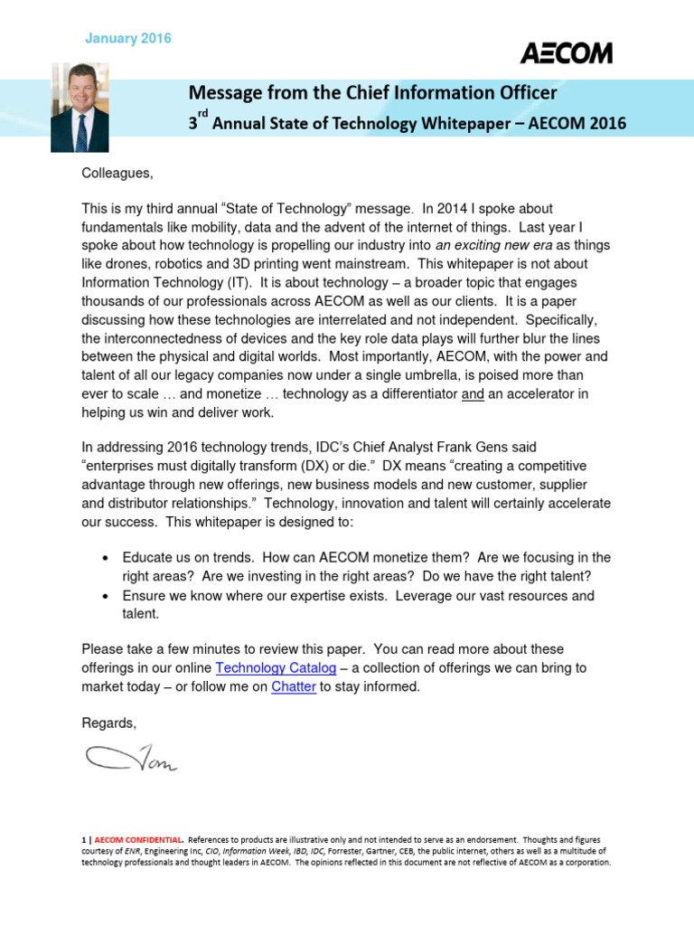 AECOM 2016 Tech Trends Overview | PDF | Cloud Computing | Building ...