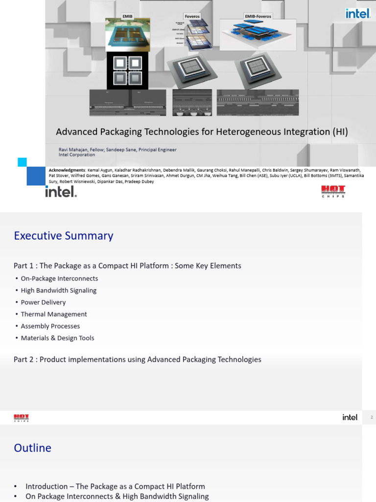 Tutorial Mahajan Sane HotChips 2021 Talk Final Formatted 1 | PDF | Integrated Circuit | Multi ...