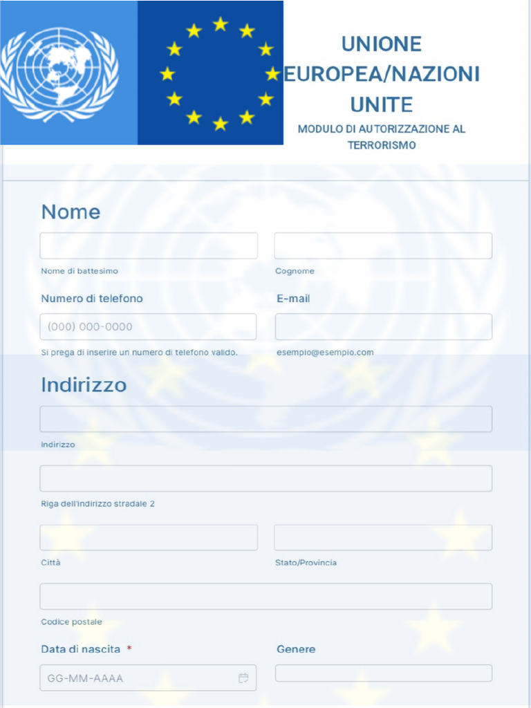 Terrorism Clearance Form | PDF
