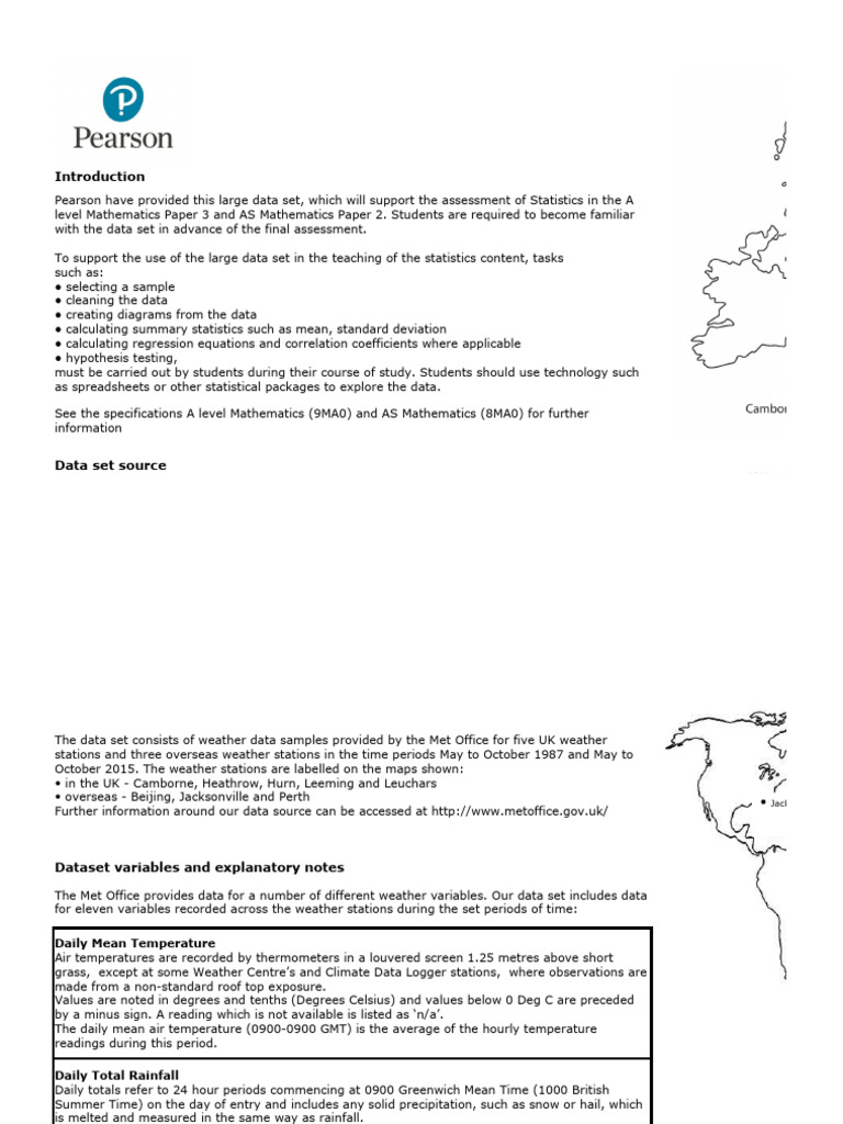 The Large Data Set | PDF | Statistics | Pascal (Unit)