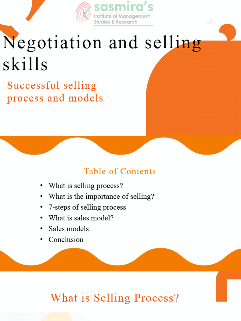 Chapter-5 - Successful Selling Process and Mode | PDF | Sales ...