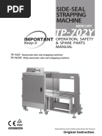 Operation Manual &: Strapping Machine | PDF | Switch | Screw