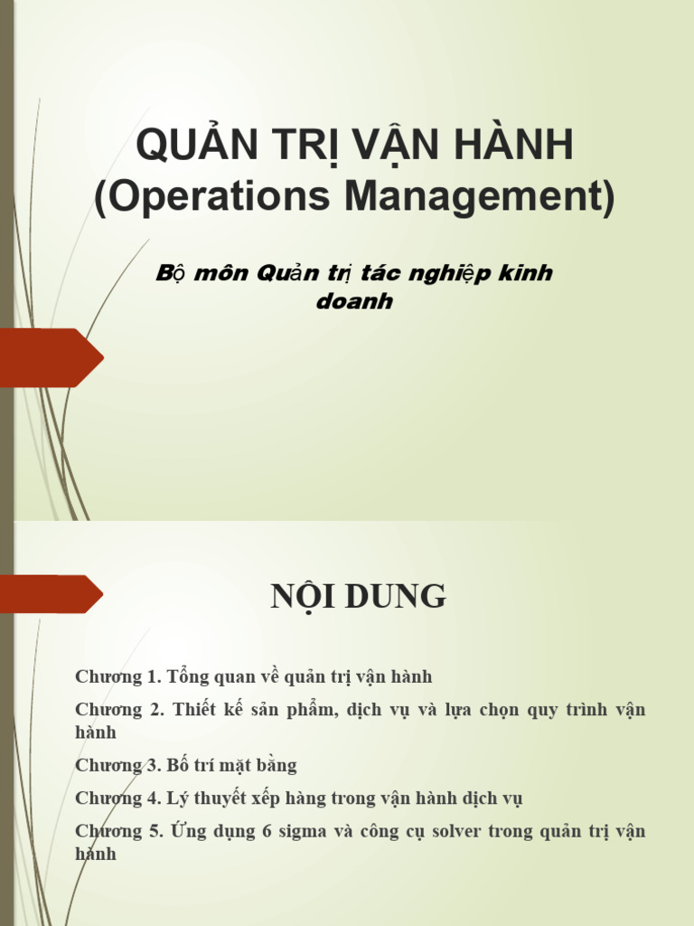 Bài Giảng Điện Tử - QTVH | PDF