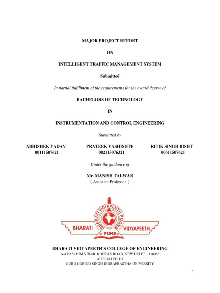 major project | PDF | Transmitter | Traffic
