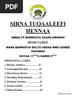 Jechoota Afaan Oromoo | PDF