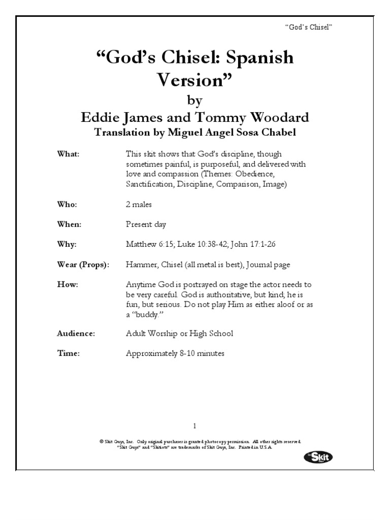 God's Chisel Spanish-Preview | PDF