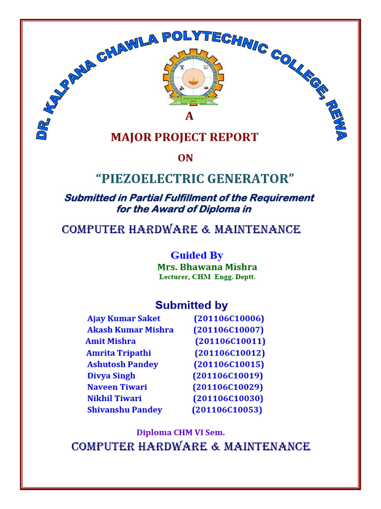 Govt. Polytechnic College Rewa New | PDF | Technology & Engineering