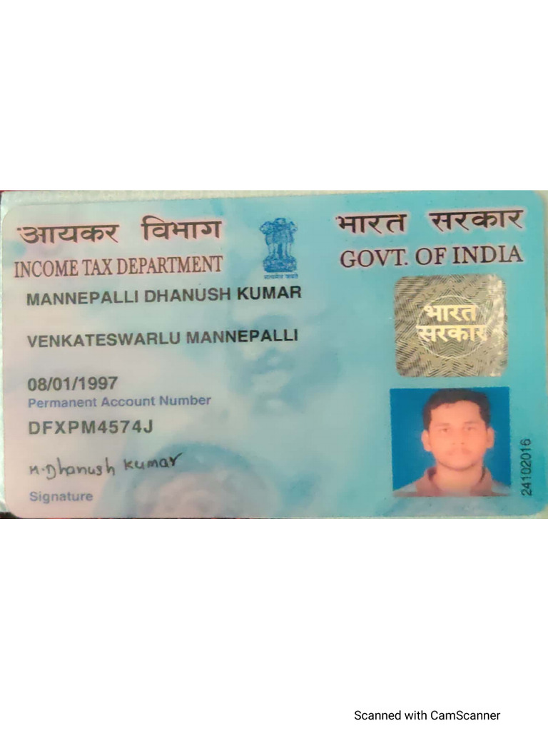 Dhanush Pancard | PDF