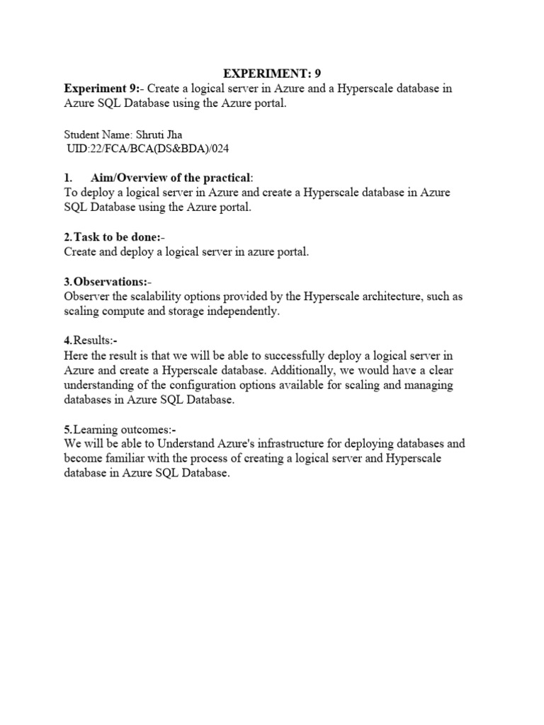 9 and 10 Experiment | PDF | Microsoft Sql Server | Databases
