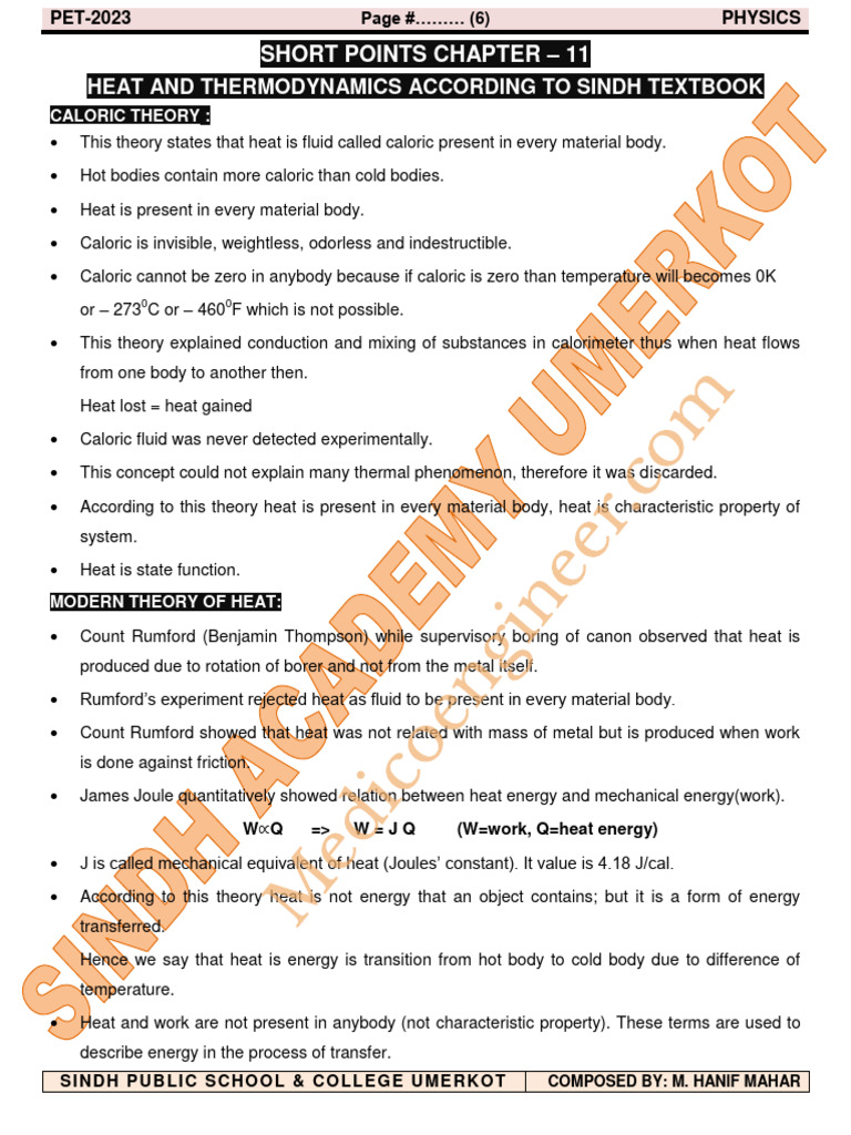 Melting Point in Heat and Thermodynamics | PDF | Heat | Temperature