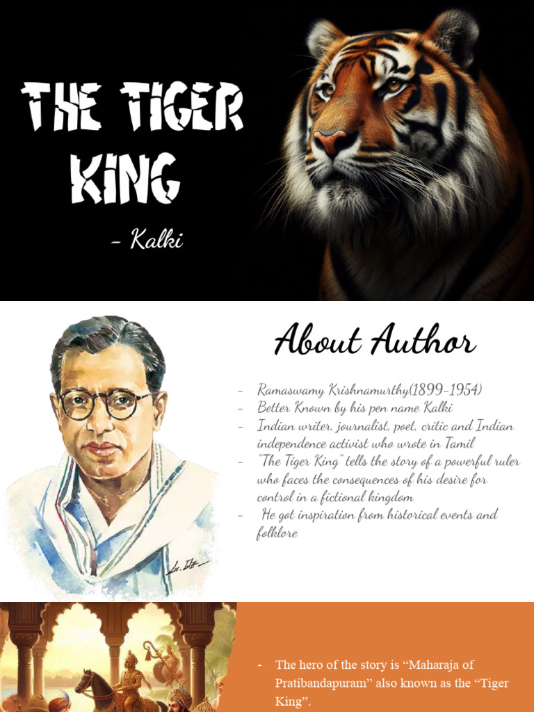 Tiger King | PDF | Kalki Krishnamurthy | Tiger