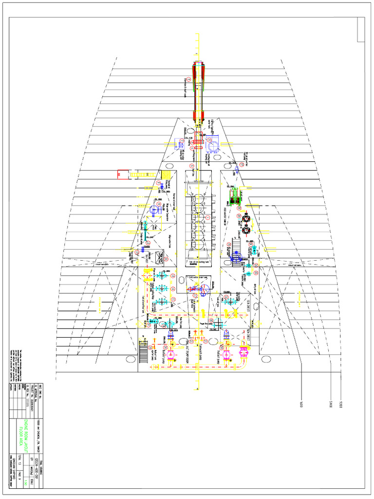 06 - Engine Room Layout - QS534-400-00F | PDF | Fuel Oil | Pump