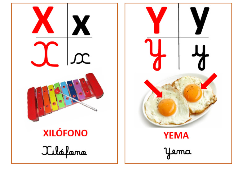 Letras X, Y. | PDF