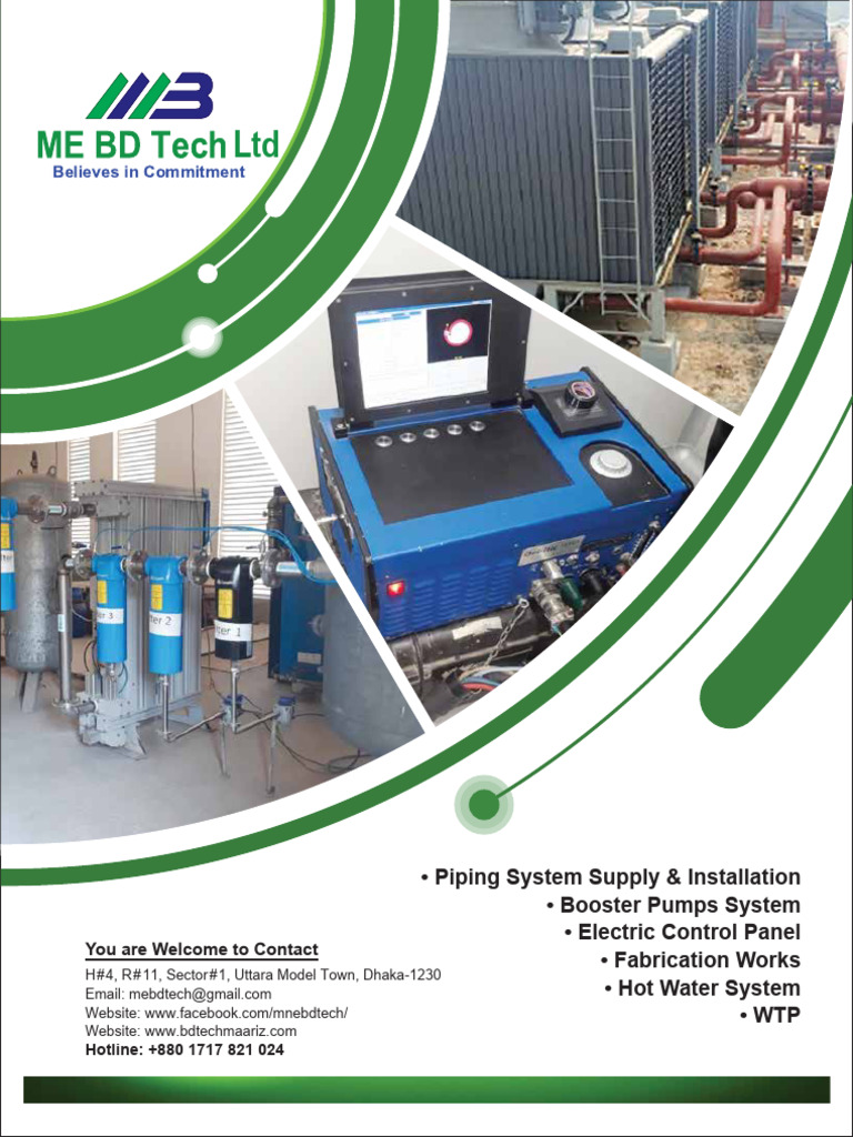 Brochure - ME BD Tech - General | PDF | Home & Garden | Technology & Engineering