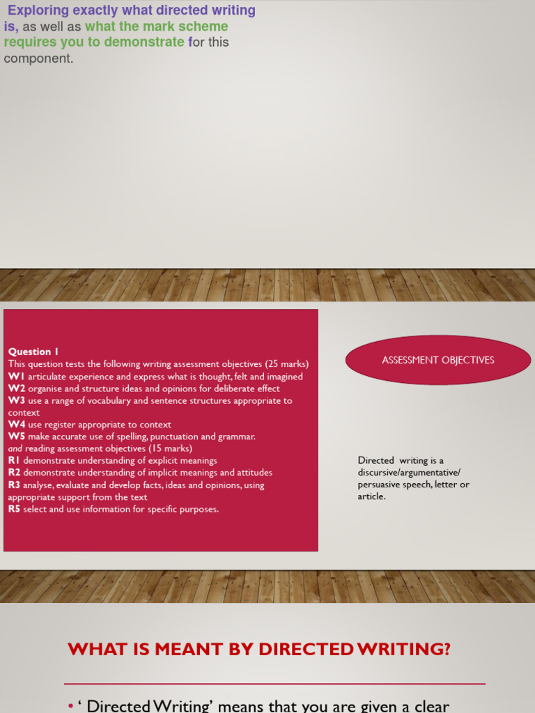 Directed Writing Introduction and Revision | PDF | Rhetoric | Human ...