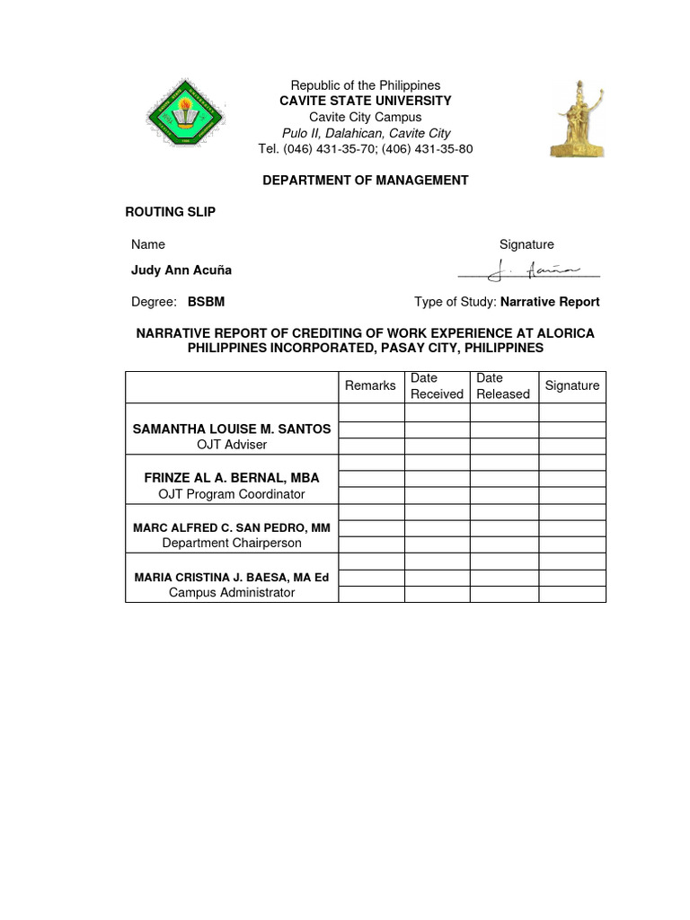 Routingslip | PDF