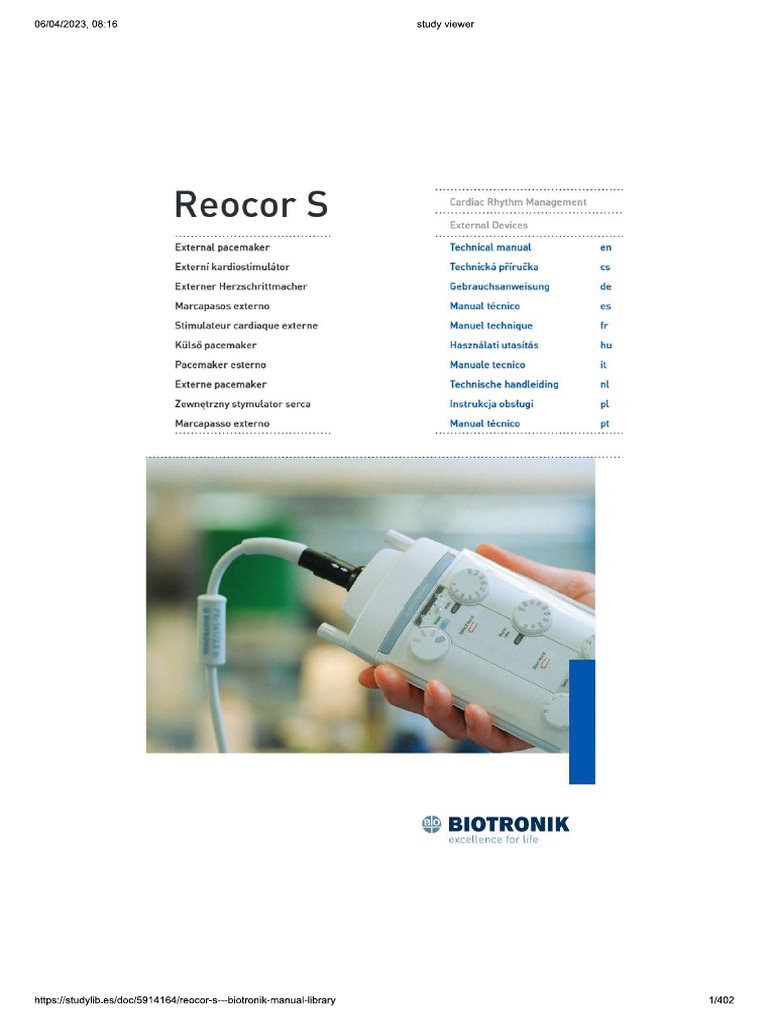 Reocor S | PDF