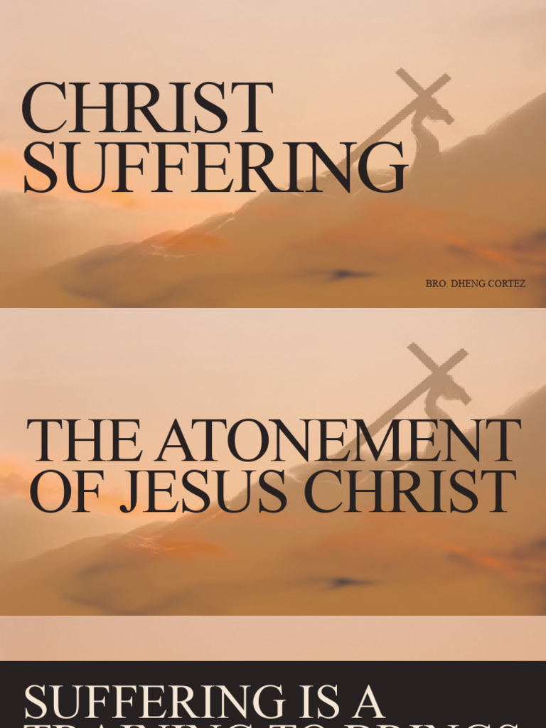 Christ Suffering | PDF