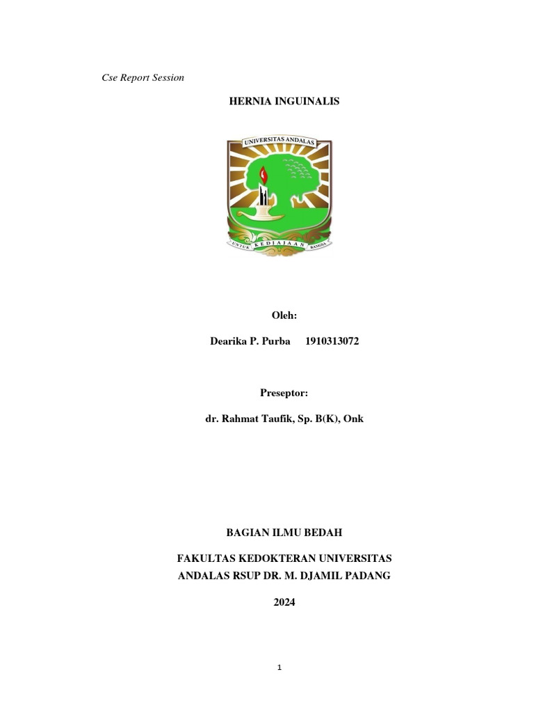 Hernia Inguinalis dan Annulus Internus | PDF | Sains & Matematika