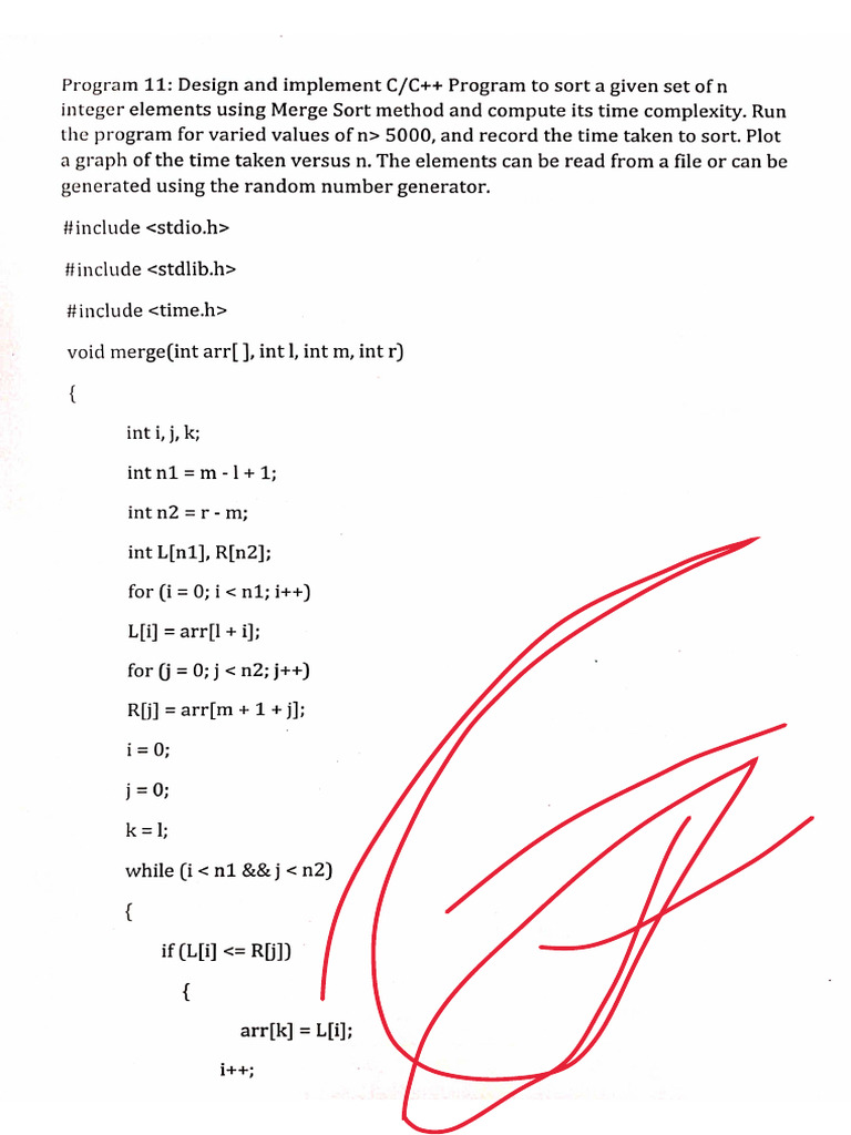 Merge sort | PDF Merge sort | PDF