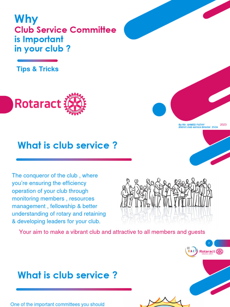 Club Service Tips & Tricks | PDF | Strategic Planning | Learning