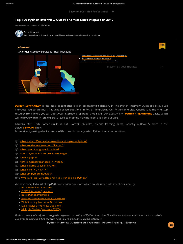 Python 1 Pdf Python Programming Language Scripting Language