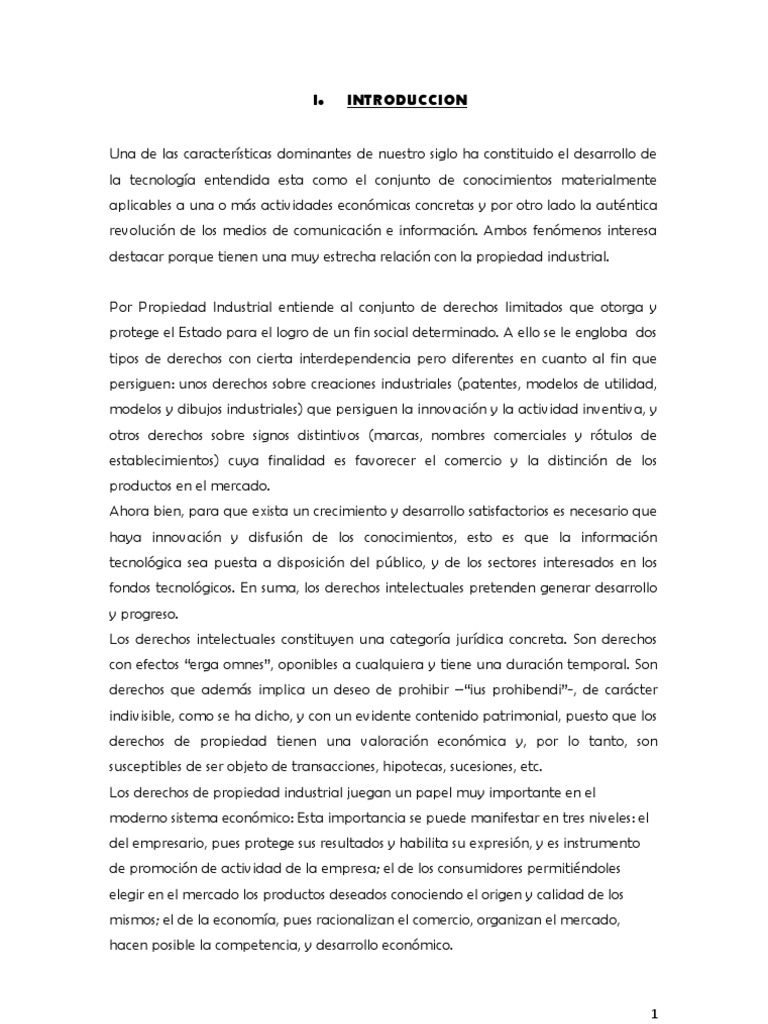 INTRODUCCION Modelo de Utilidad | PDF | Patentar | Diseño