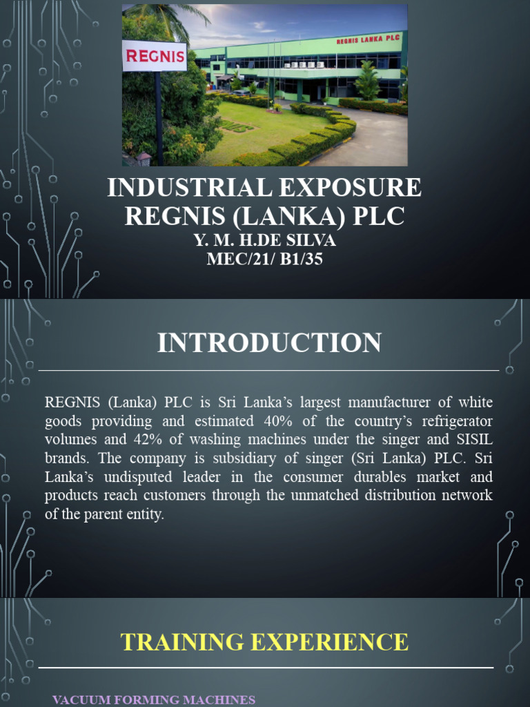 Industrial Exposure Finel Presentation | PDF | Technology & Engineering | Computers