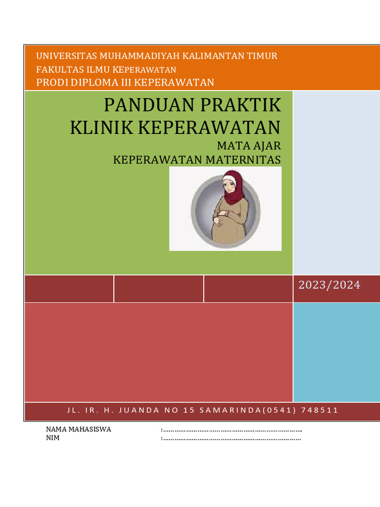 Panduan Praktik Kep. Maternitas Semester 4 TA 2324 | PDF