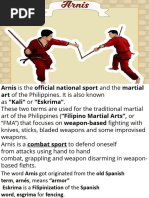 Definition, Origin, Types, Benefits and Equipments of Arnis | PDF ...