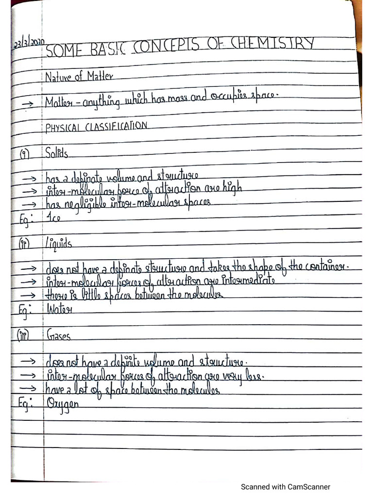 1.some Basic Concepts of Chemistry | PDF