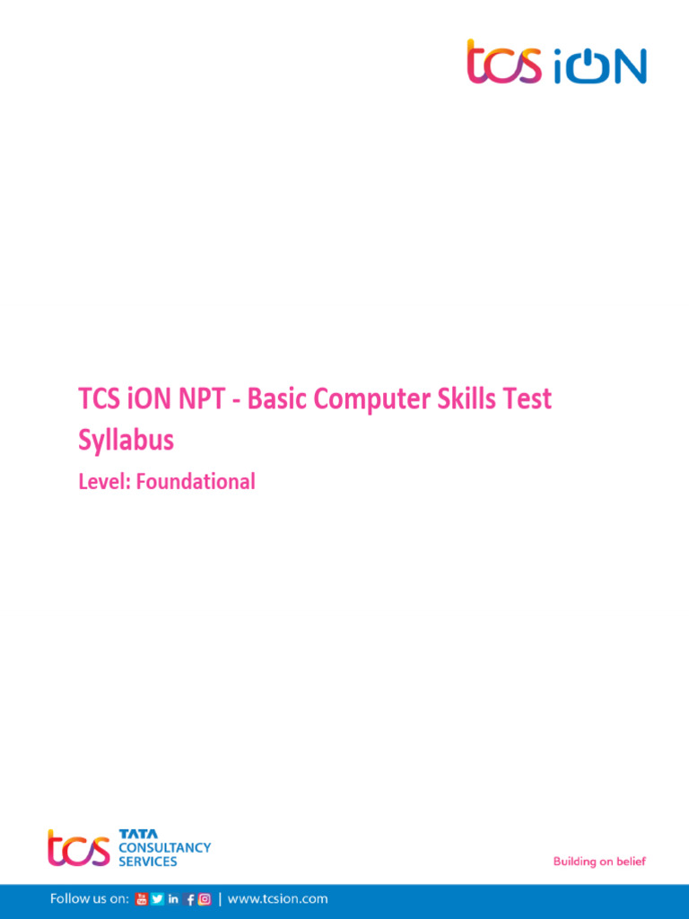 Basic Computer Skills | PDF | Computer Network | Microsoft Word
