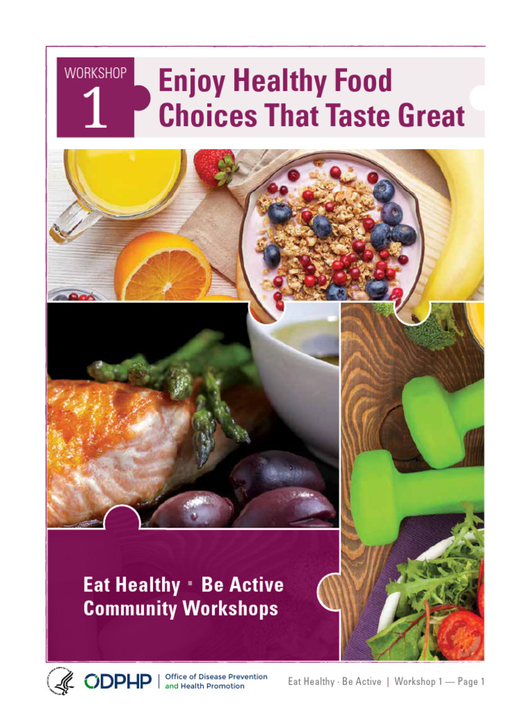 Healthy Food Choices With A Great Taste | PDF | Salt | Nutrients
