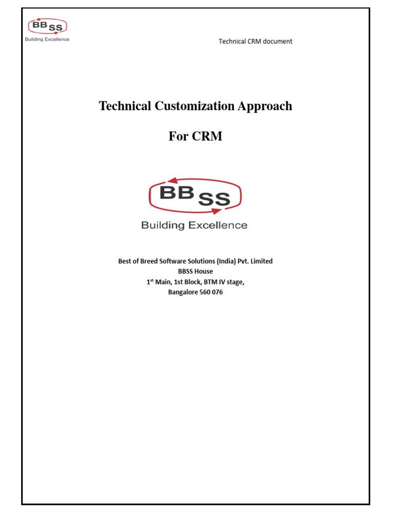 Crm Customization Pdf Java Script Customer Relationship Management