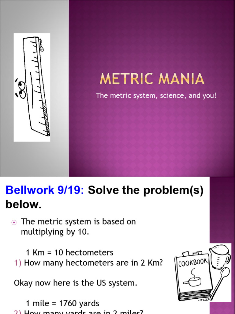 Metric Slides.ppt | Download Free PDF | Kilogram | Litre