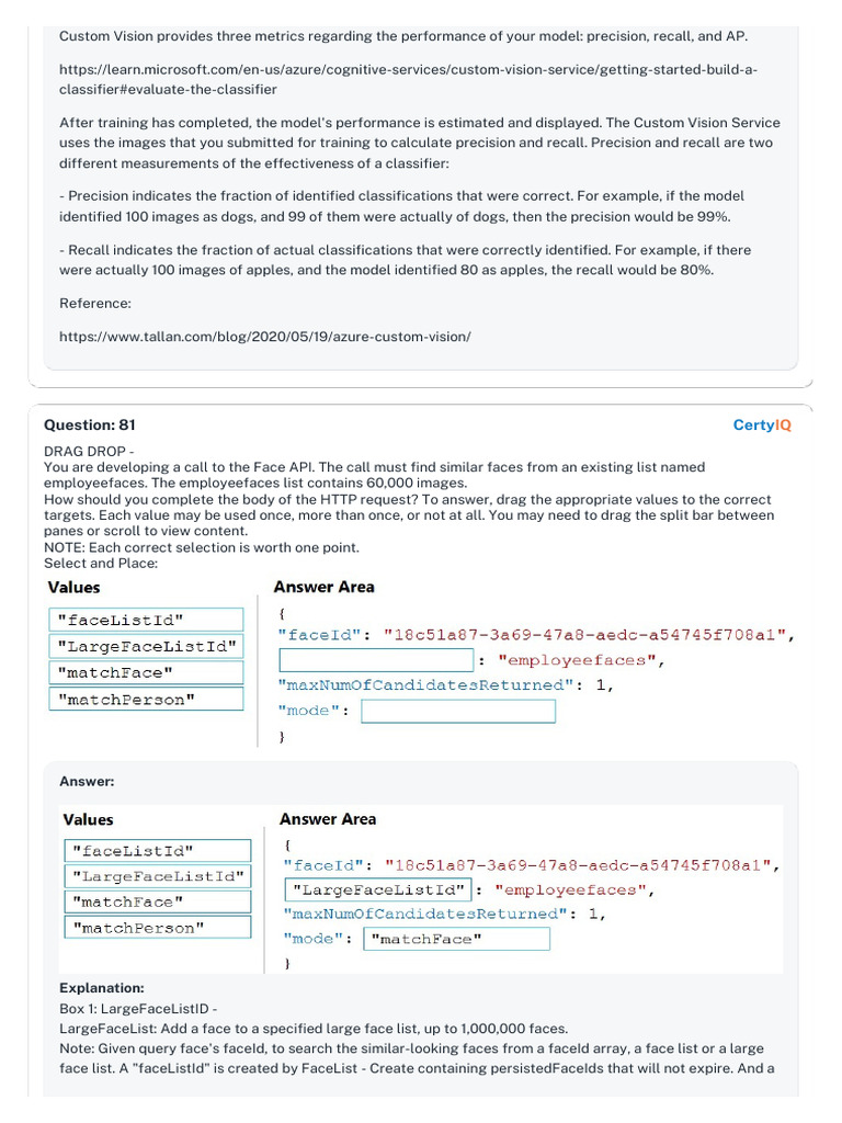 Ai-102 (318 PG) - 78-317 | PDF | Optical Character Recognition | Computing