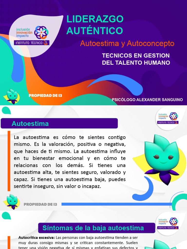 01 Tema Autoestima y Autoconcepto | PDF | Autoestima | Autoconcepto