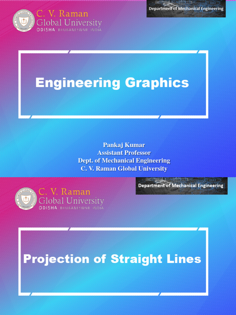3 775272108c Projection of Straight Lines | PDF | Line (Geometry) | Angle
