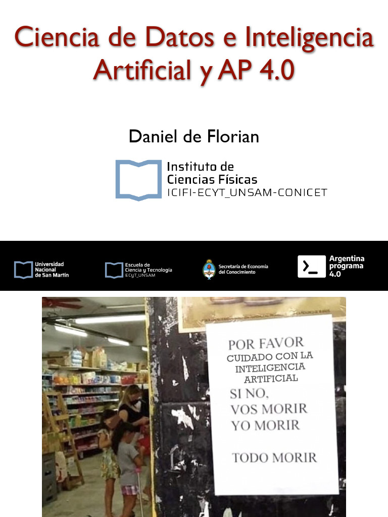 charlaAP Unsam | PDF | Inteligencia artificial | Inteligencia (IA) y semántica