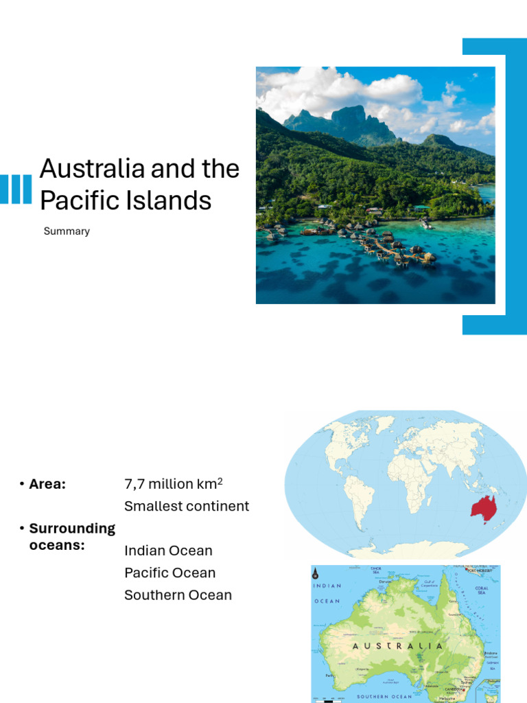 Australia and the Pacific Islands Summary | PDF