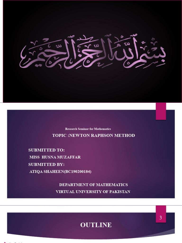 Newton Raphson Method | PDF | Analysis | Mathematical Objects