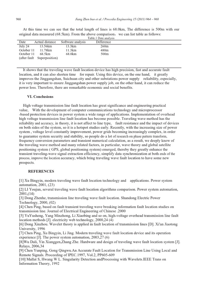 OH Line Fault 01 5 | PDF | Electric Power Transmission | Reliability ...