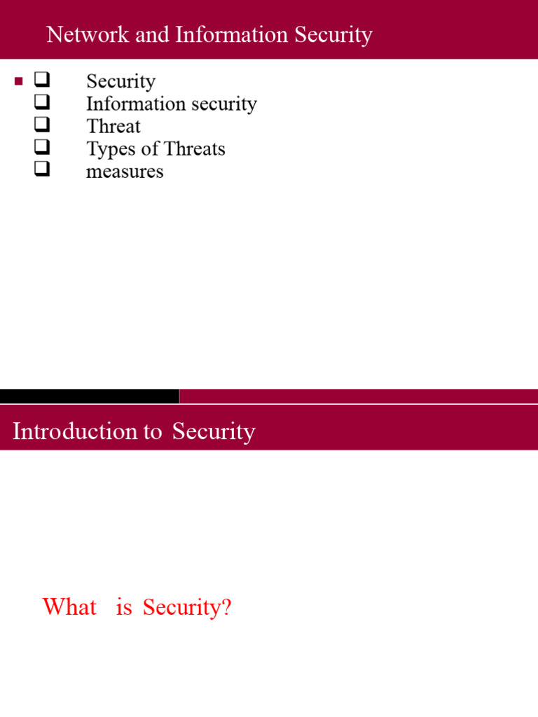 Introduction To Security | PDF | Information Security | Computer Security