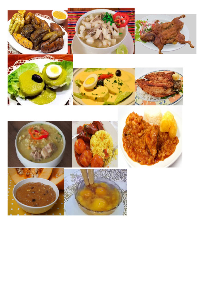 Platos Tipicos | PDF