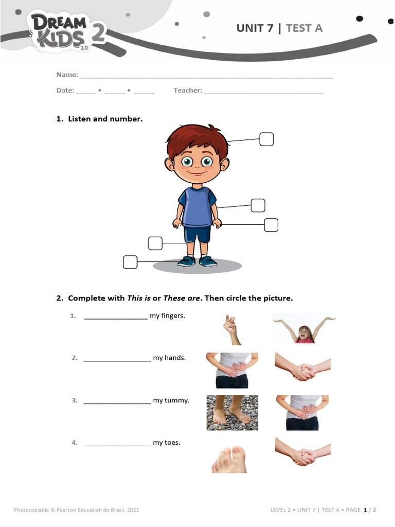 Level 2 Unit 7 Test A Worksheet | PDF | Career & Growth