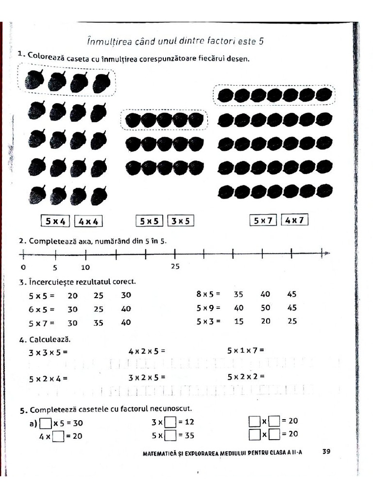 Exercitii Si Robleme Clasele Primare | PDF
