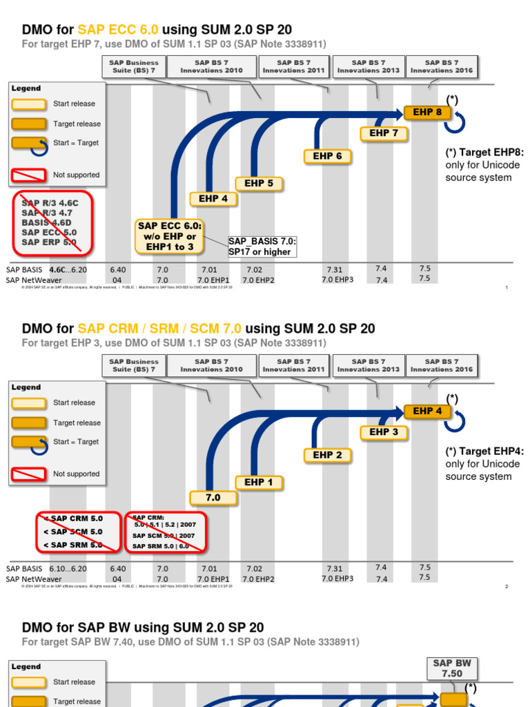 SUM 2.0 SP20 DMO Paths | PDF | Software Engineering | Information Management