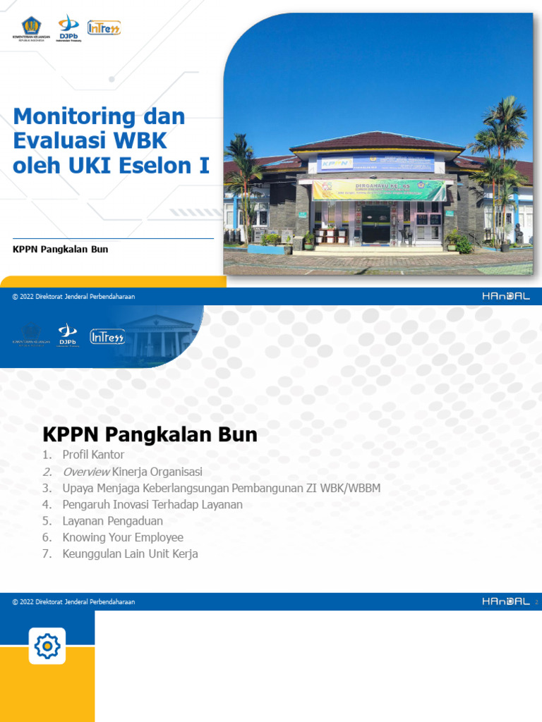 Paparan Monev WBK | PDF