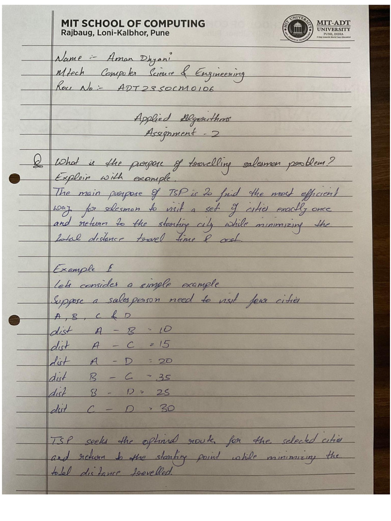 Applied Algorithms I | PDF